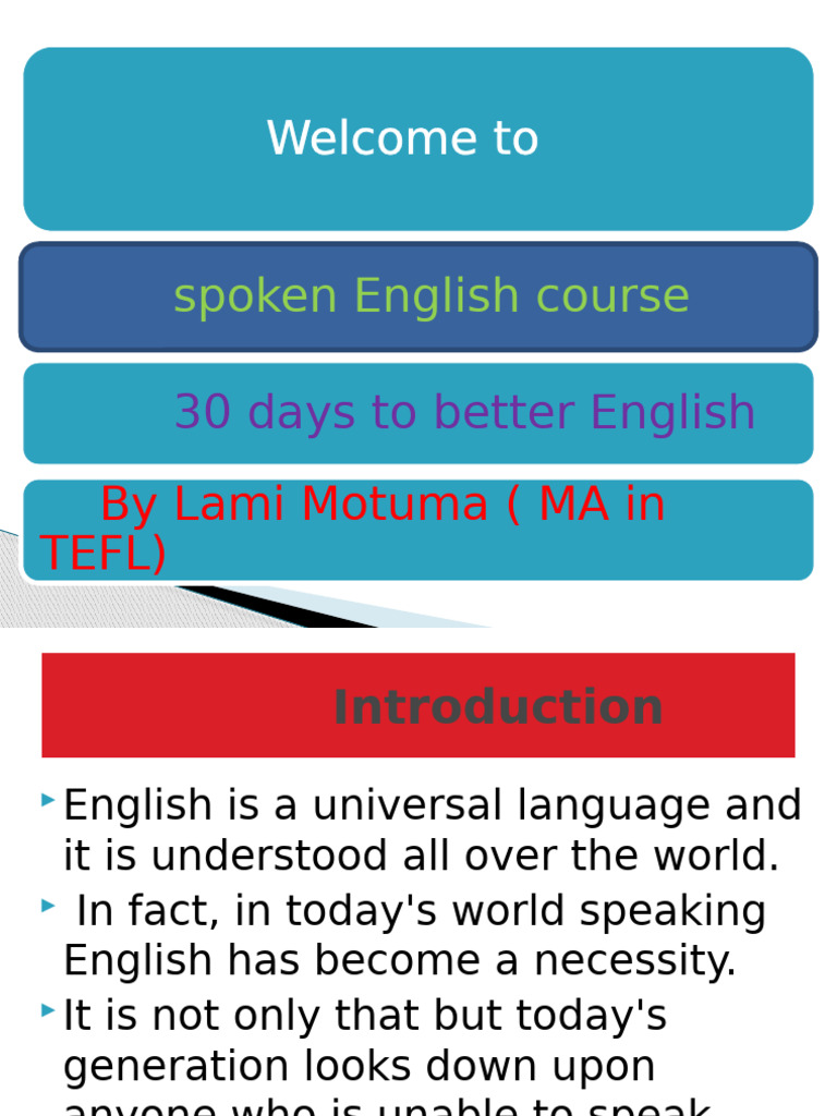 Spoken English | PDF | English Language | Linguistics