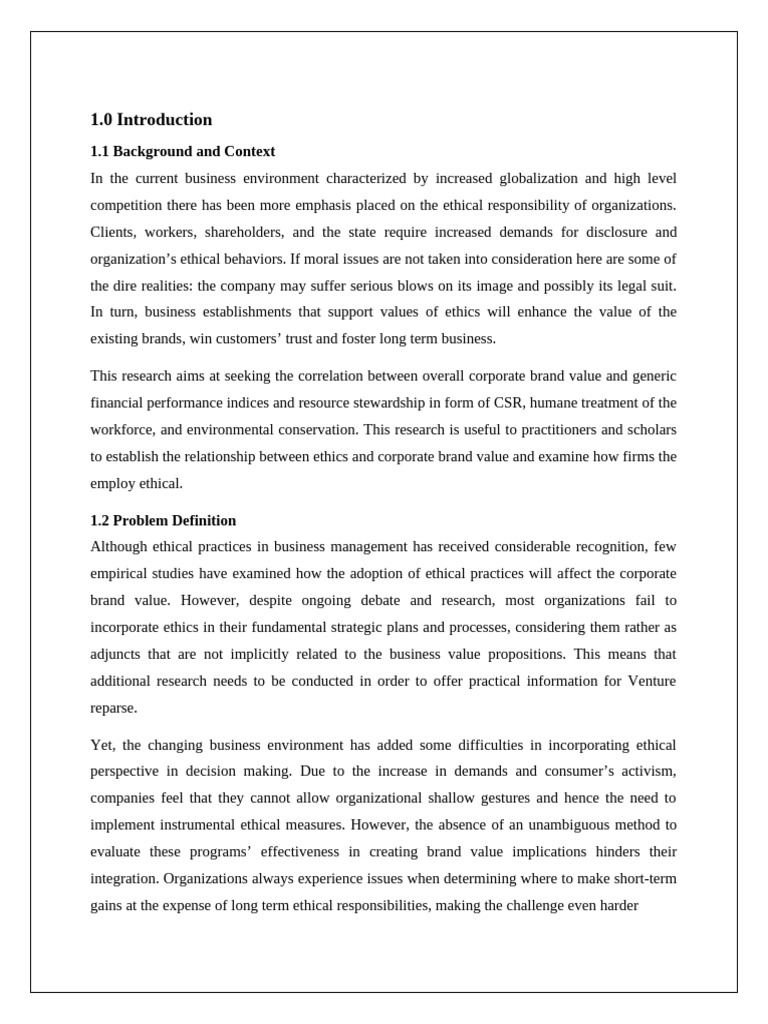 1 | PDF | Corporate Social Responsibility | Brand