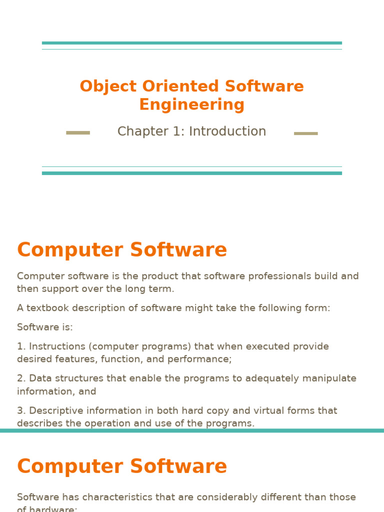 Object Oriented Software Engineering | PDF | Agile Software Development | Scrum (Software ...