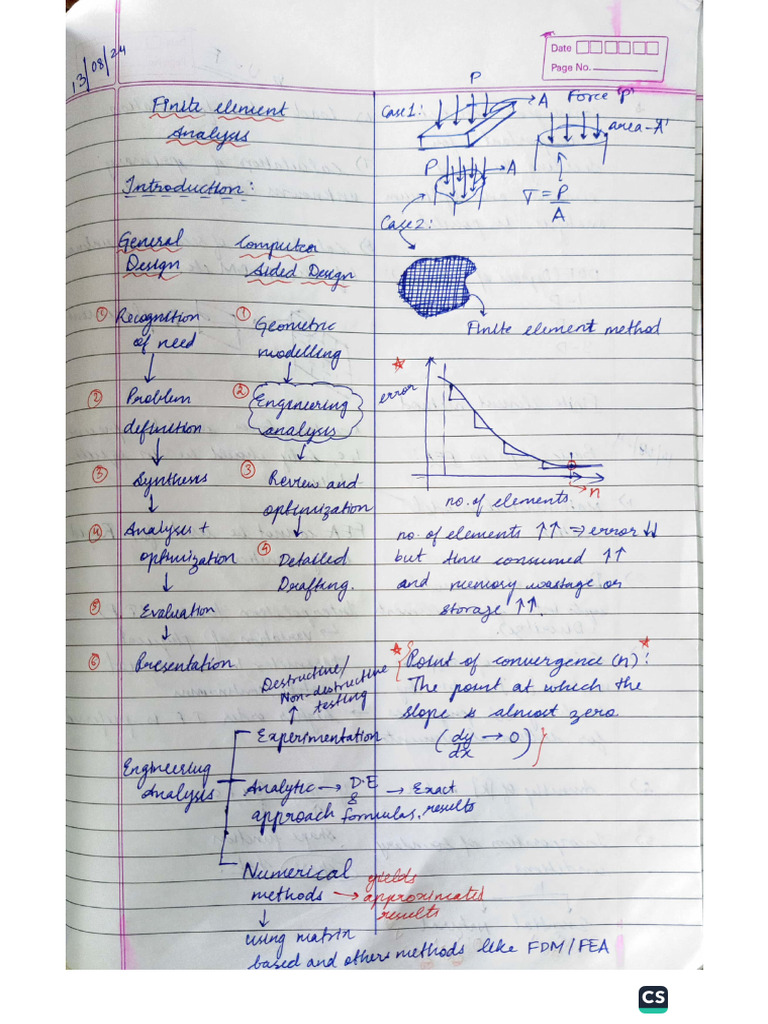 fea notes 1-5 units | PDF