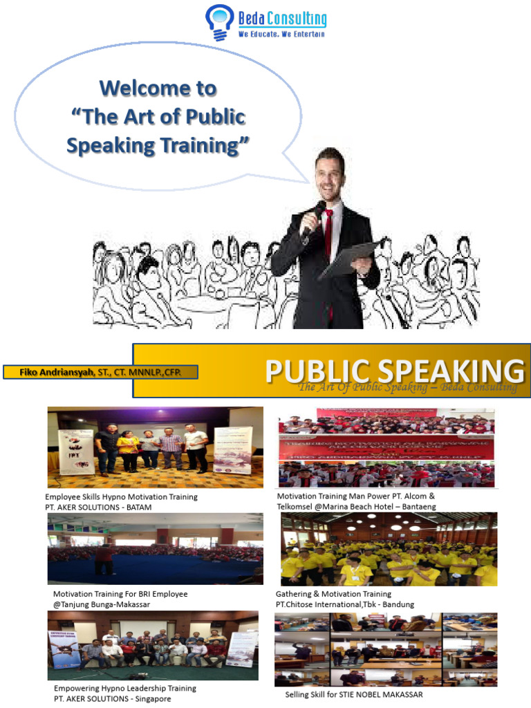 Materi Public Speaking - Beginner | PDF