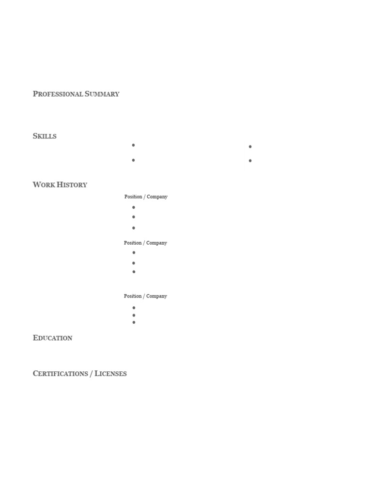 Entry-Level Financial Position Resume | PDF