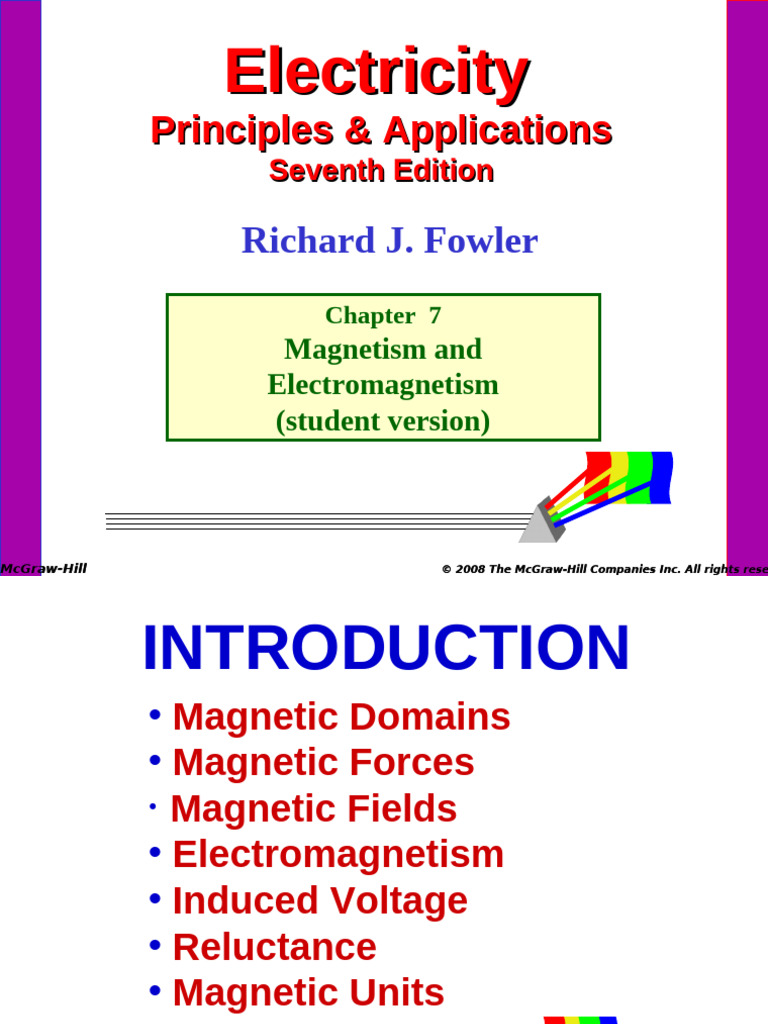 Magnetism and Electromagnetism Basics | PDF | Magnetic Field ...