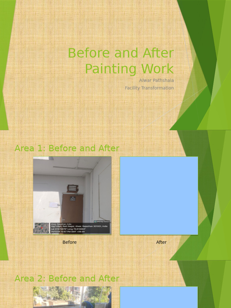 Before After Painting Work | PDF