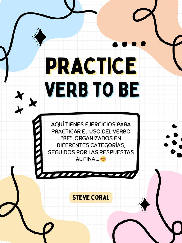 Verb To Be Practice Exercises | PDF