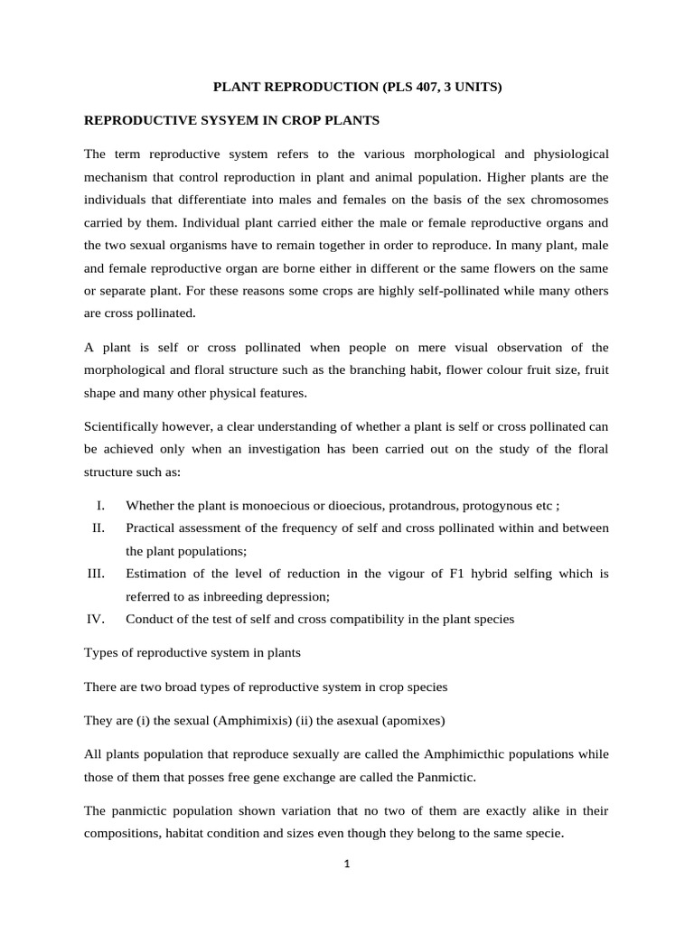 Plant Reproduction 2 | PDF | Sexual Reproduction | Fertilisation