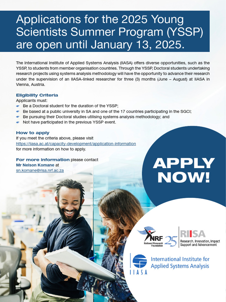 IIASA YSSP Call | PDF