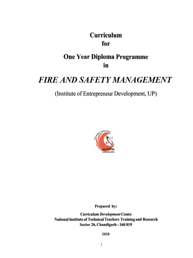 Fire Safety Diploma Guide 2020 | PDF | Fires | Risk