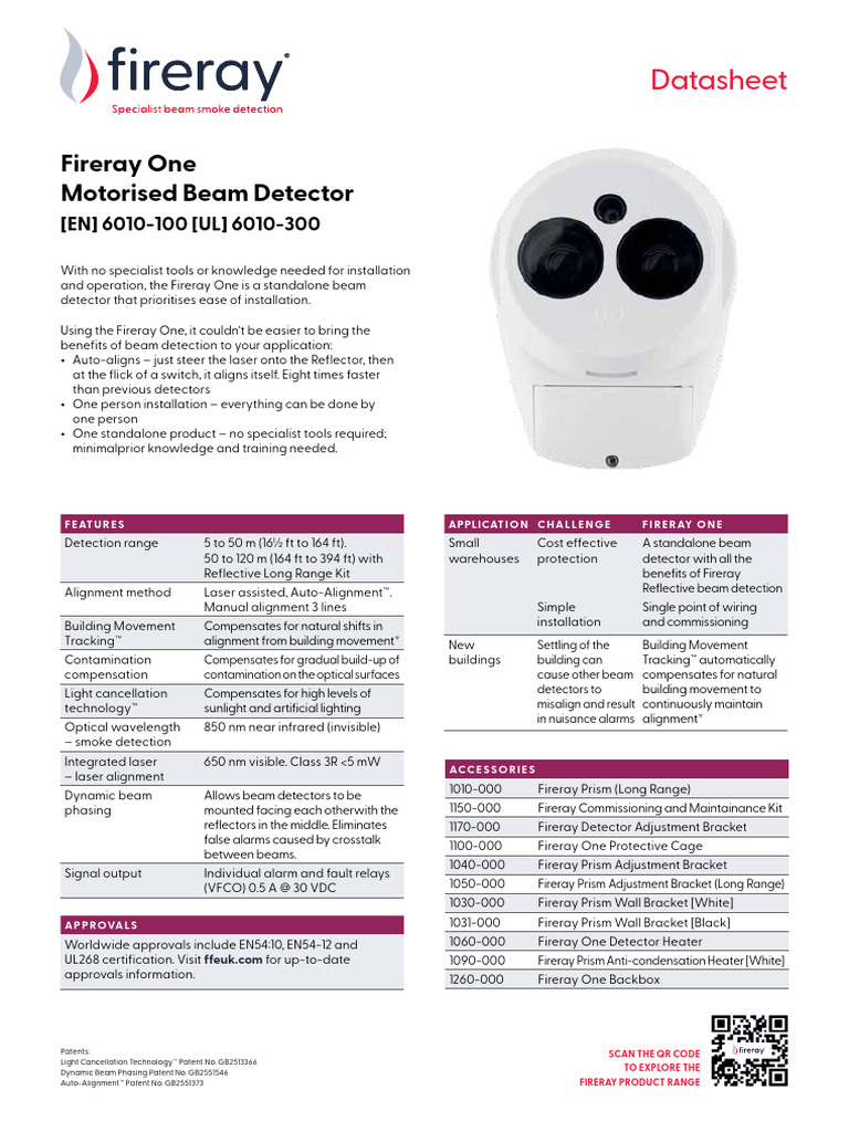 Fireray One UK Datasheet - 200824 | PDF | Infrared | Laser