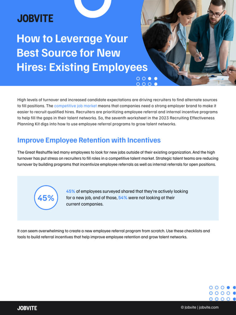 Sourcing Through Existing Employees | PDF | Recruitment | Incentive