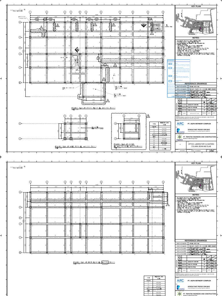 B500 OFFICE D2401-100-M0602 - 1 - RE-IFC - Column Beam and Slab Office Building - UPDATED | PDF