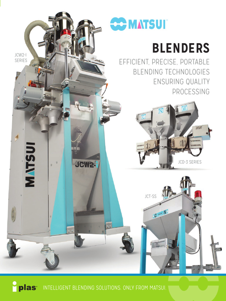 Matsui JCW2 JCD3 Blenders | PDF