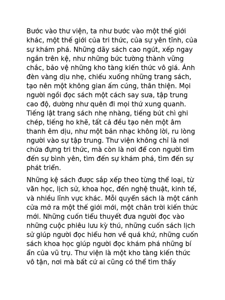 Bước vào thư viện | PDF