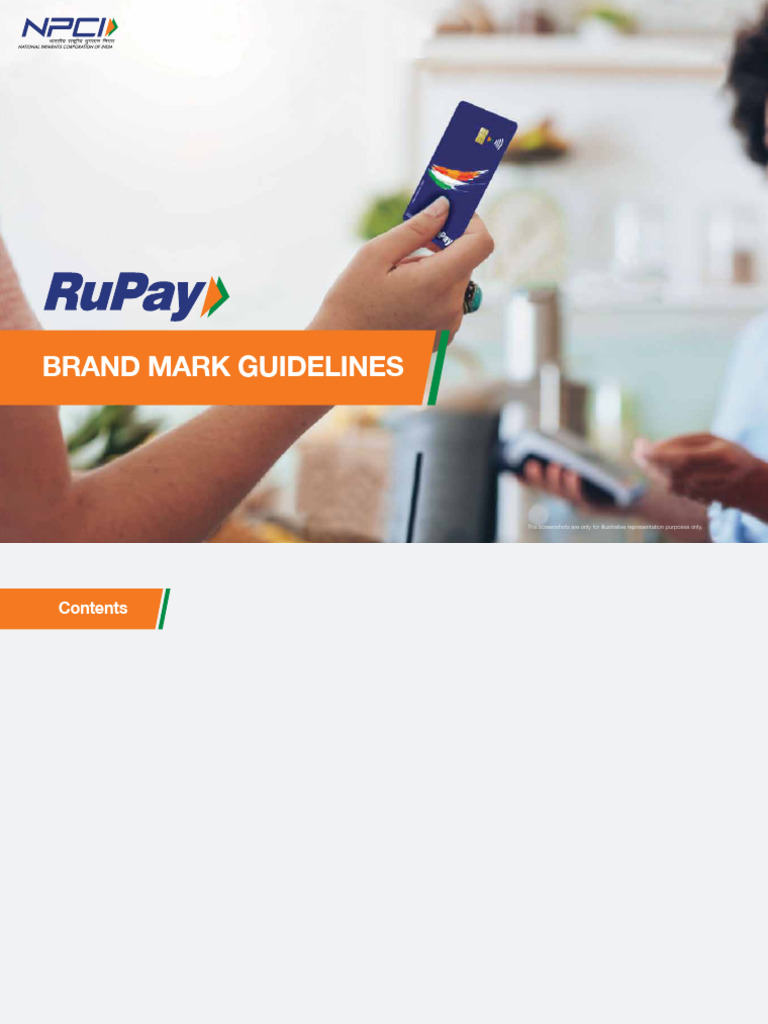 RuPay Brand Guidelines | PDF | Typefaces | Banking Technology