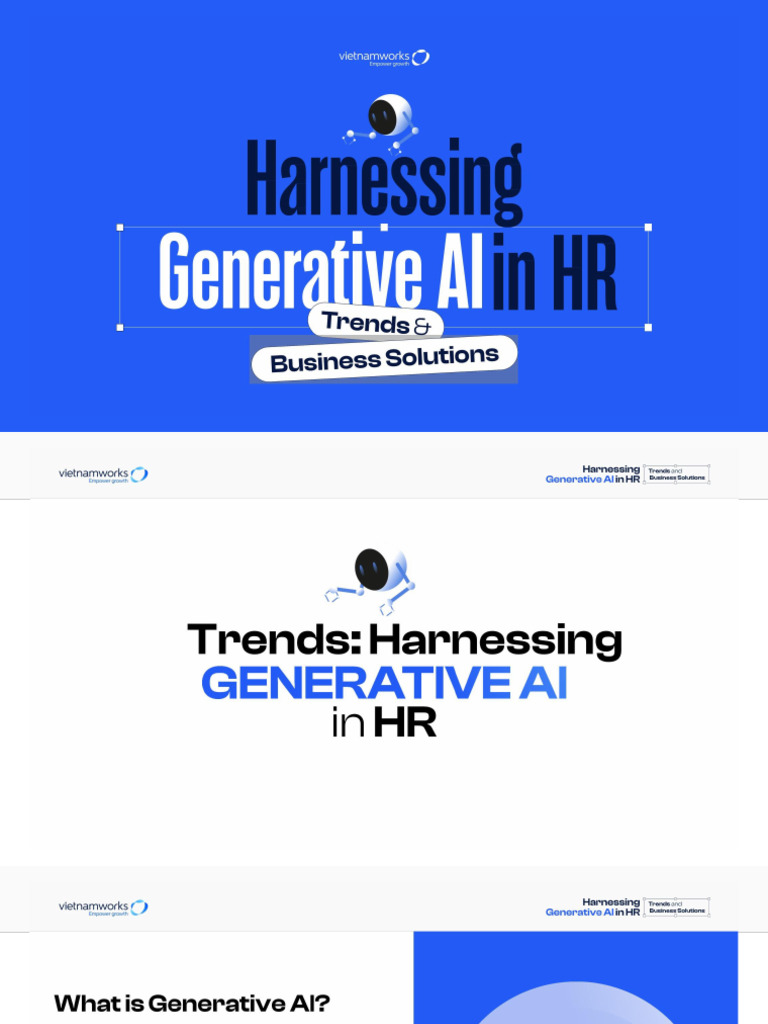 Harnessing Generative AI in HR - VietnamWorks | PDF