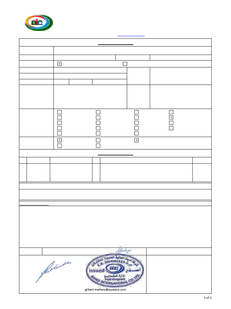 AIC Electrical Method Statement | PDF | Electrical Connector ...