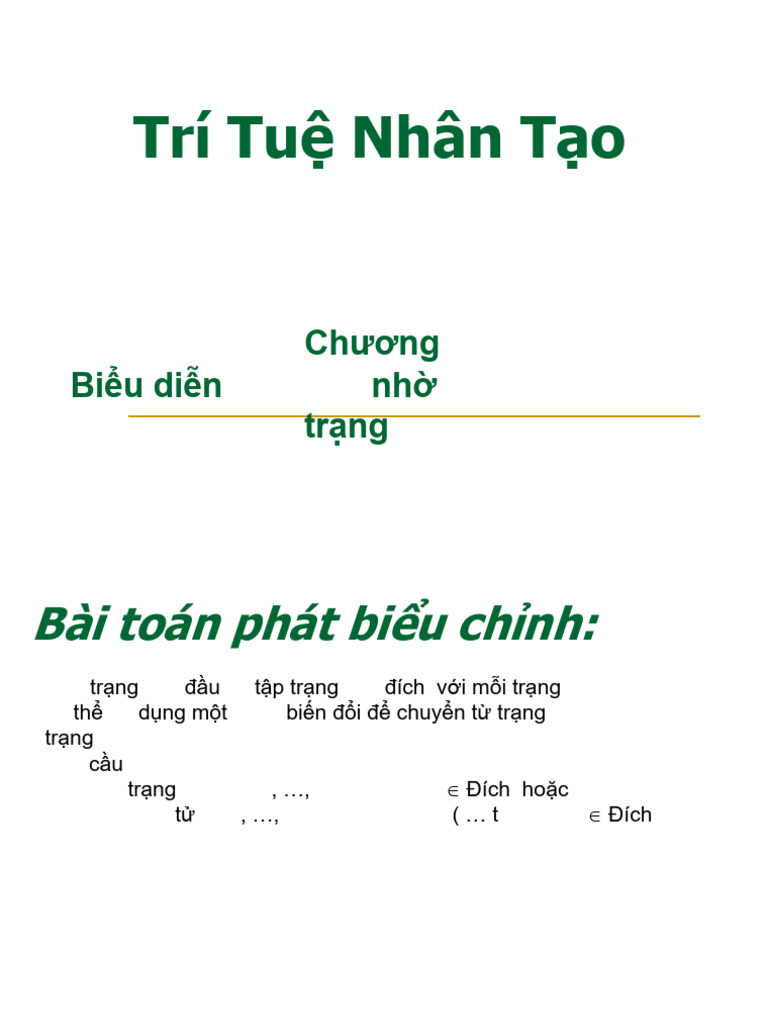 Khong Gian Cac Trang Thai | PDF