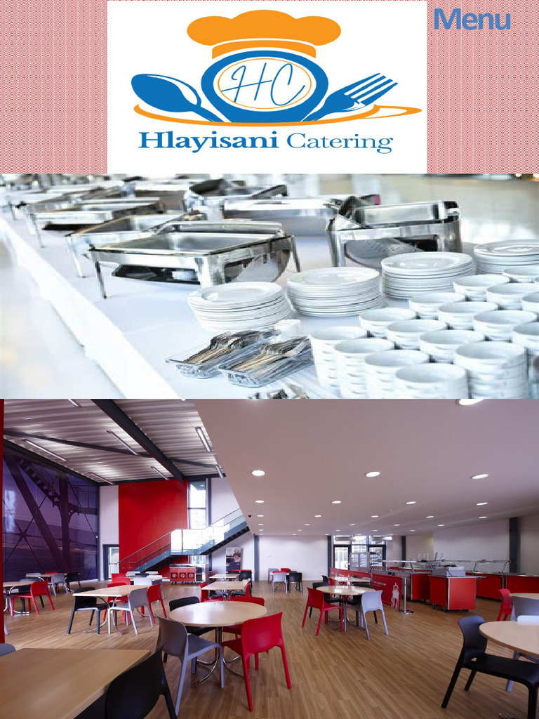 Hlayisani Catering - Menu | PDF | Hamburgers | Dumpling