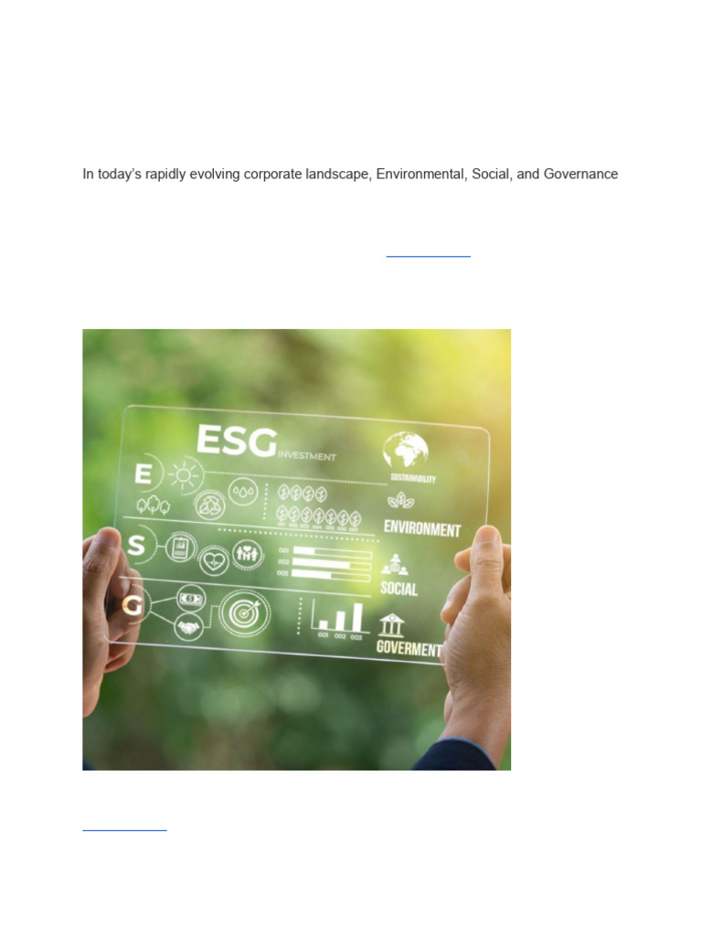 ESG Software | PDF | Enterprise Resource Planning | Regulatory Compliance