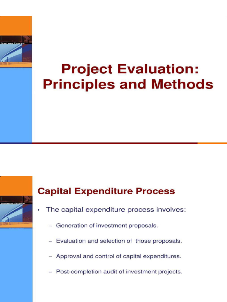 LM14 Project Evaluation and Investment Criteria (Cases) | PDF
