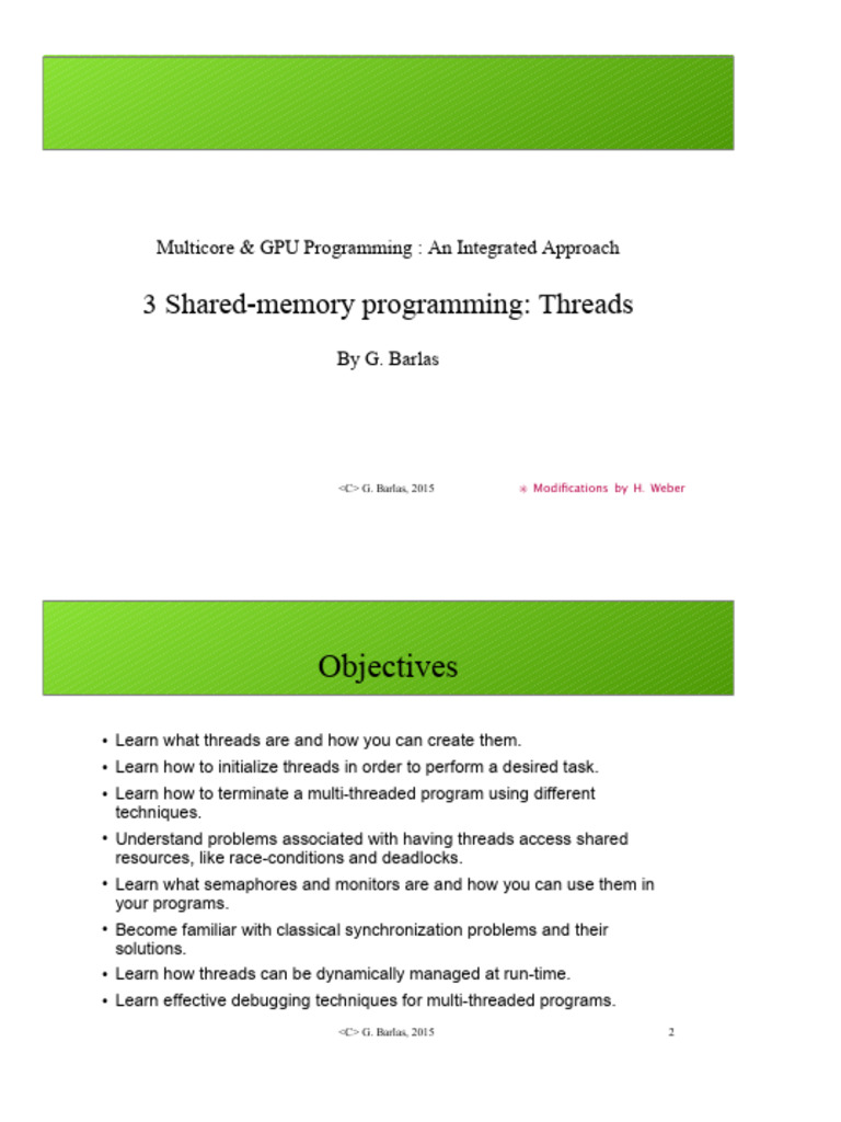 ACA 2024W 03 Shared-memory Programming 1-35 | PDF | Software ... ACA 2024W 03 Shared-memory Programming 1-35 | PDF | Software ...