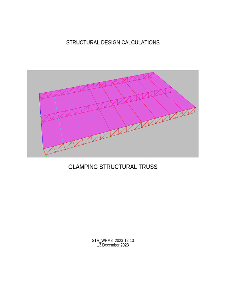 Truss Frame Report | PDF