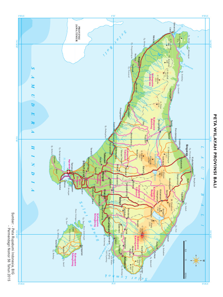 17 Peta Wilayah Prov Bali | PDF