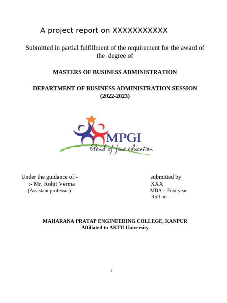 Mini Project Format (2) | PDF