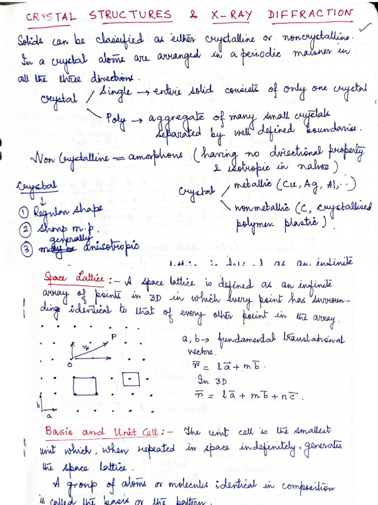 Crystallography | PDF