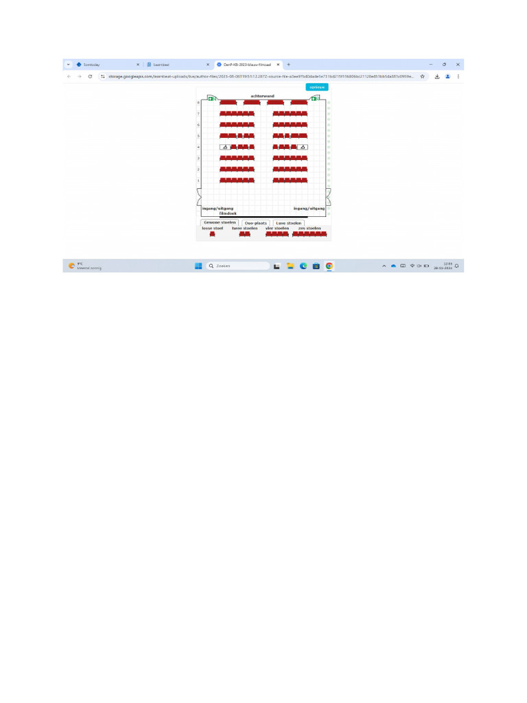 Indeling Zaal | PDF