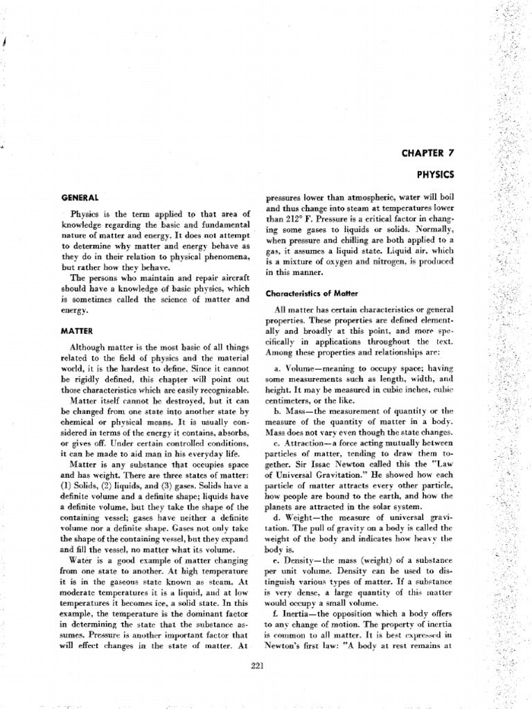 Aircraft Basic Principal Physics[1] | PDF