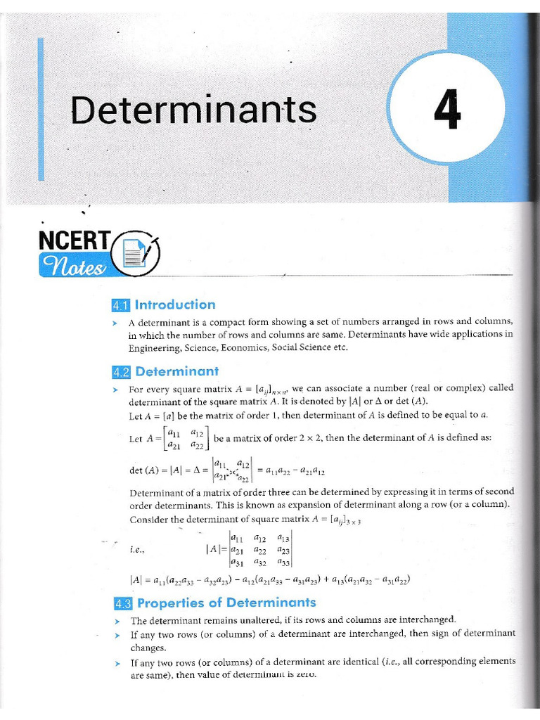 4 DETERMINANTS | PDF