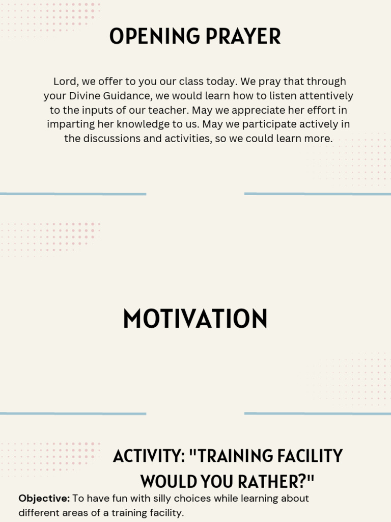 Maintain Training Facilities | PDF | Specification (Technical Standard) | Learning