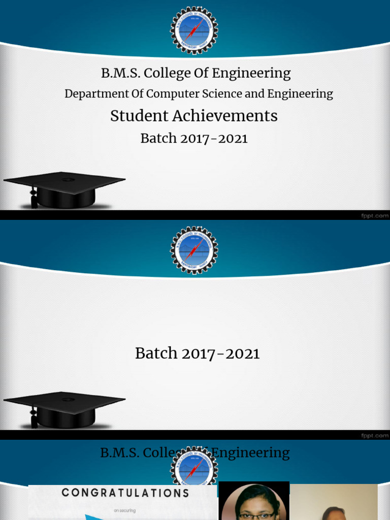 Final-Student-Achivements-Batch2017-2021 | PDF | Information Technology ...