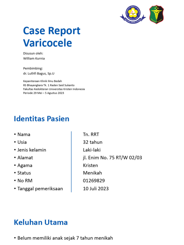 Case Report Varicocele | PDF