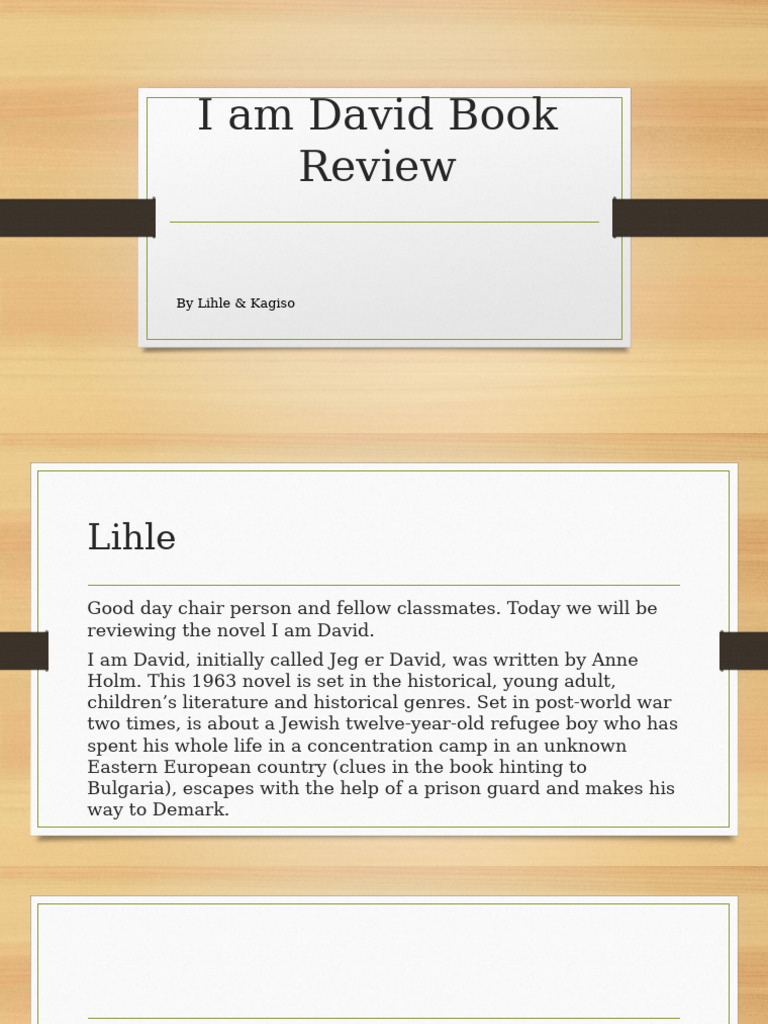 I Am David: Novel Review & Analysis | PDF