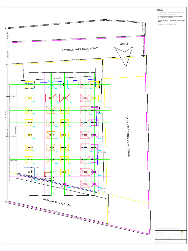 Footing Layout Execution | PDF