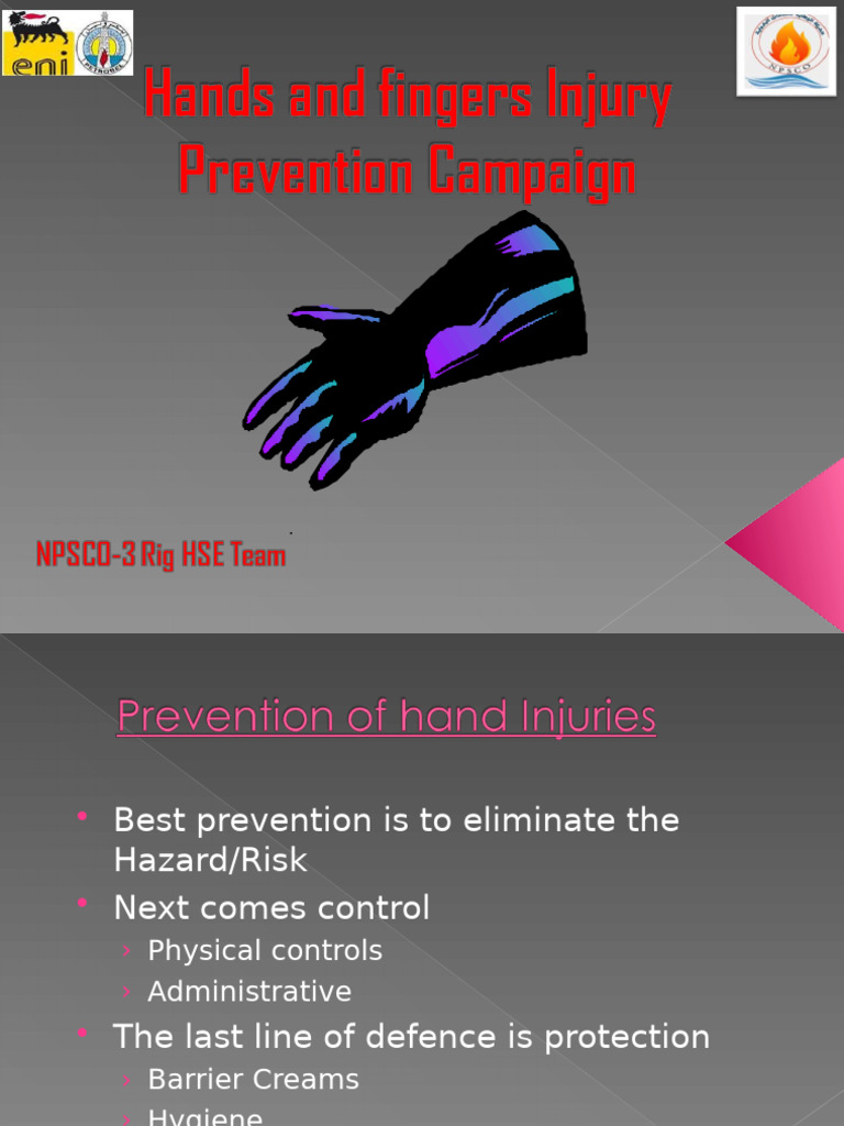Hands and Fingers Injury Prevention Campaign | PDF