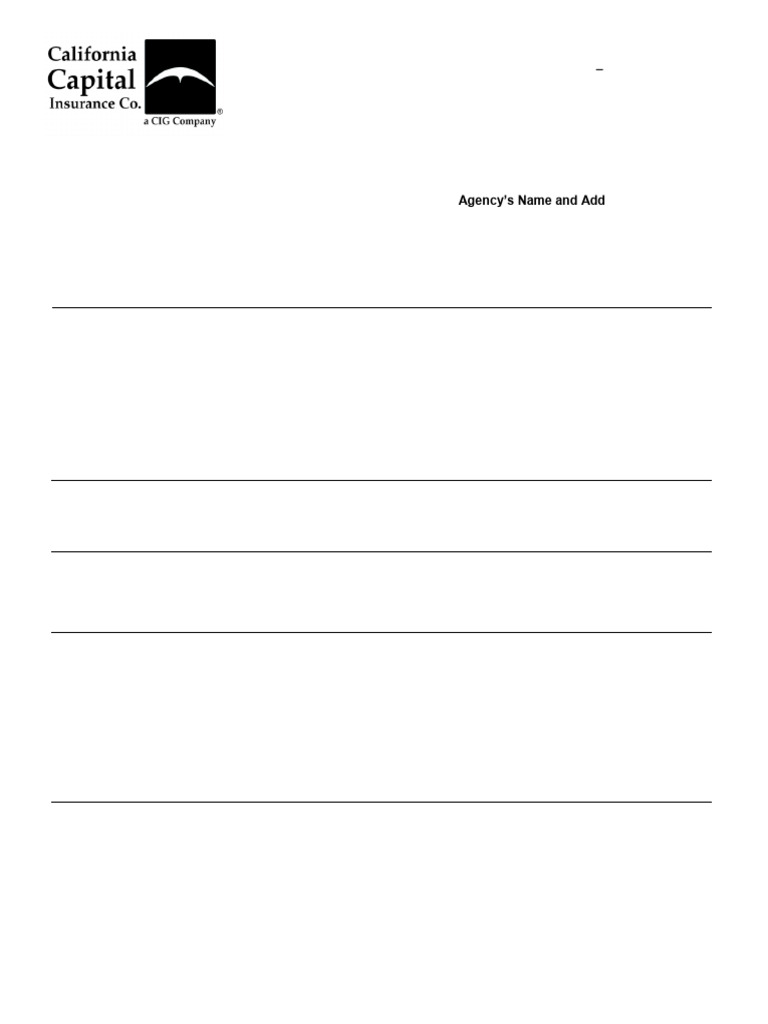 California Auto Insurance Declaration Page | PDF | Insurance | Deductible