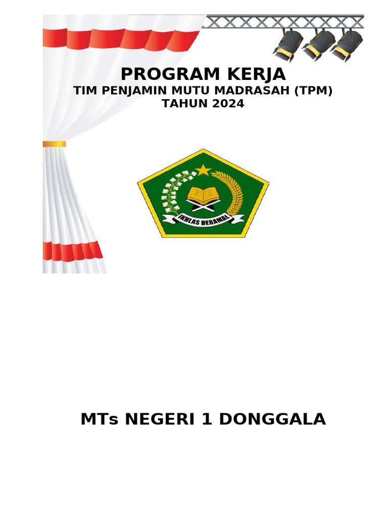 Program Kerja TPM | PDF