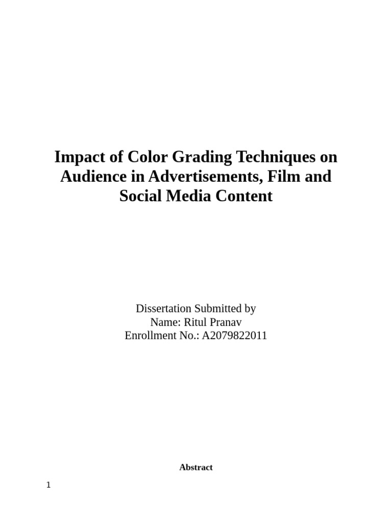 Ritul Pranav NTCC Report | PDF | Editing | Color
