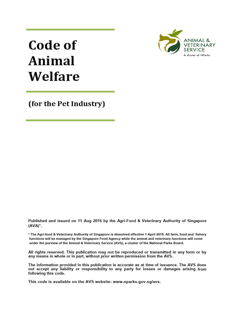 AVS_ CAW Pet Industry Full (Eng) | PDF | Animal Welfare | Pet