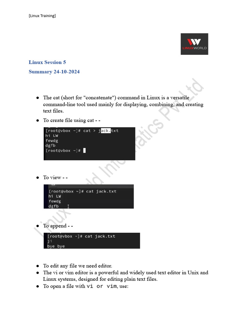 Linux Session 5 | PDF | User (Computing) | Computer Architecture