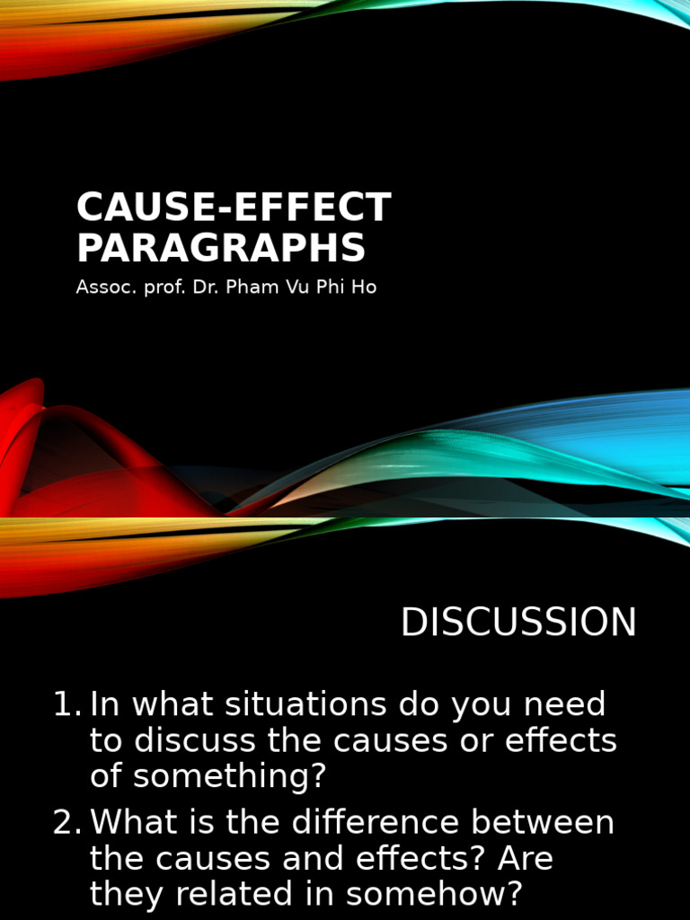 Cause-Effect Paragraphs- 2 | PDF | Parenting | Traffic