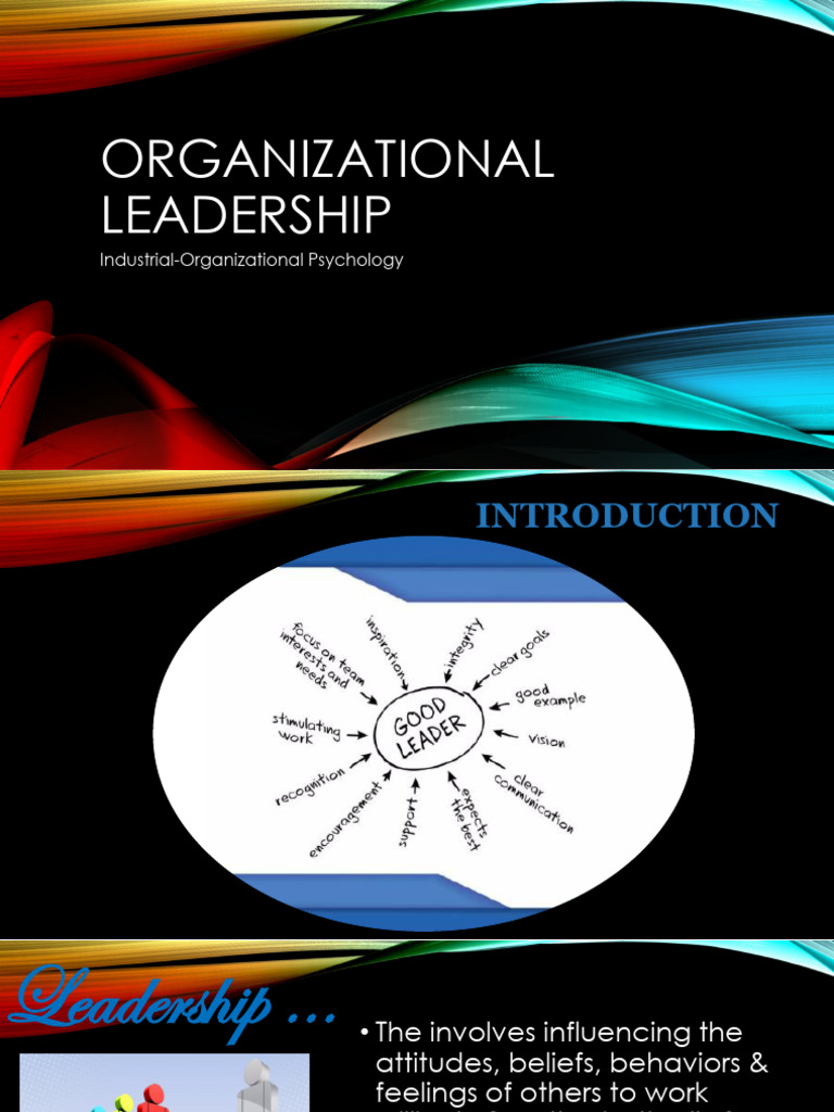 Organizational Leadership | PDF | Leadership | Industrial Organization