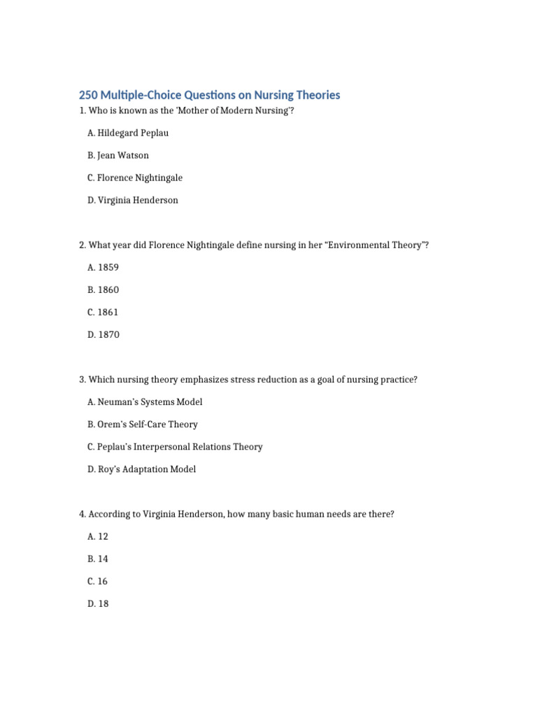 Nursing_MCQs (1) | PDF