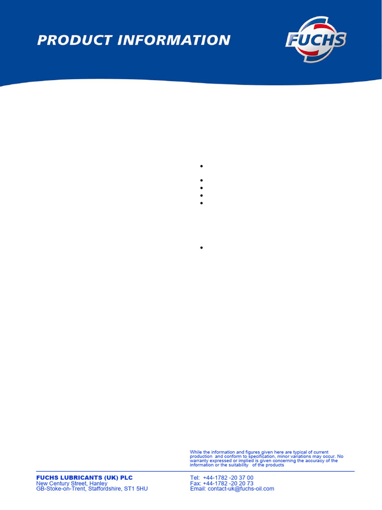 FUCHS VISCOR 1487 AW-2 | PDF | Diesel Engine | Diesel Fuel