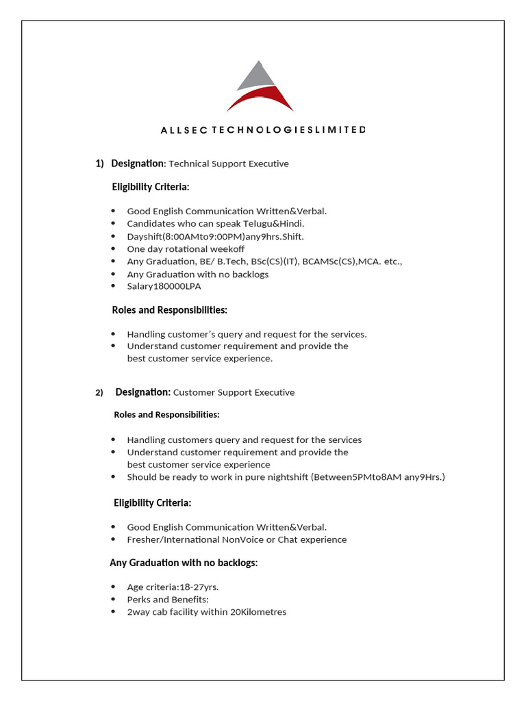 Alsec Technologies | PDF