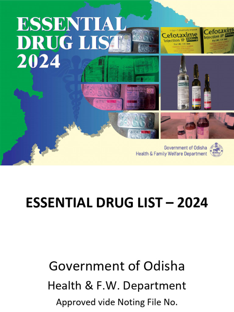 FINAL - EDL - 2024_compressed | PDF | Morphine | Drugs