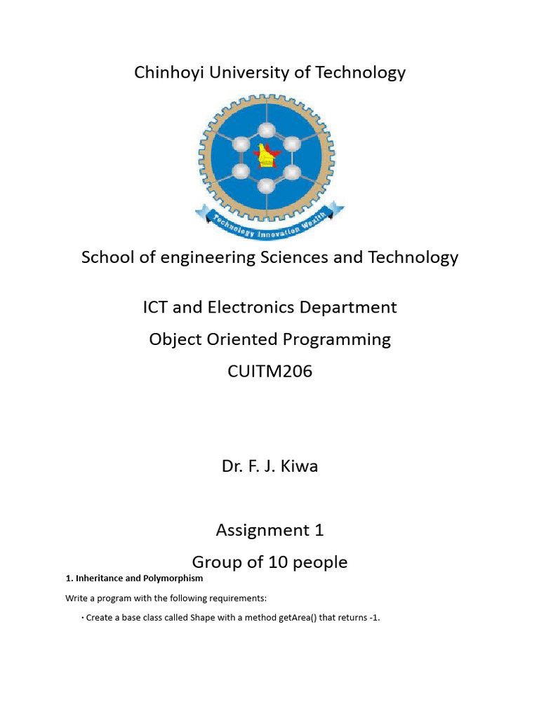 Assignment 1-1 | PDF | Class (Computer Programming) | Method (Computer Programming)